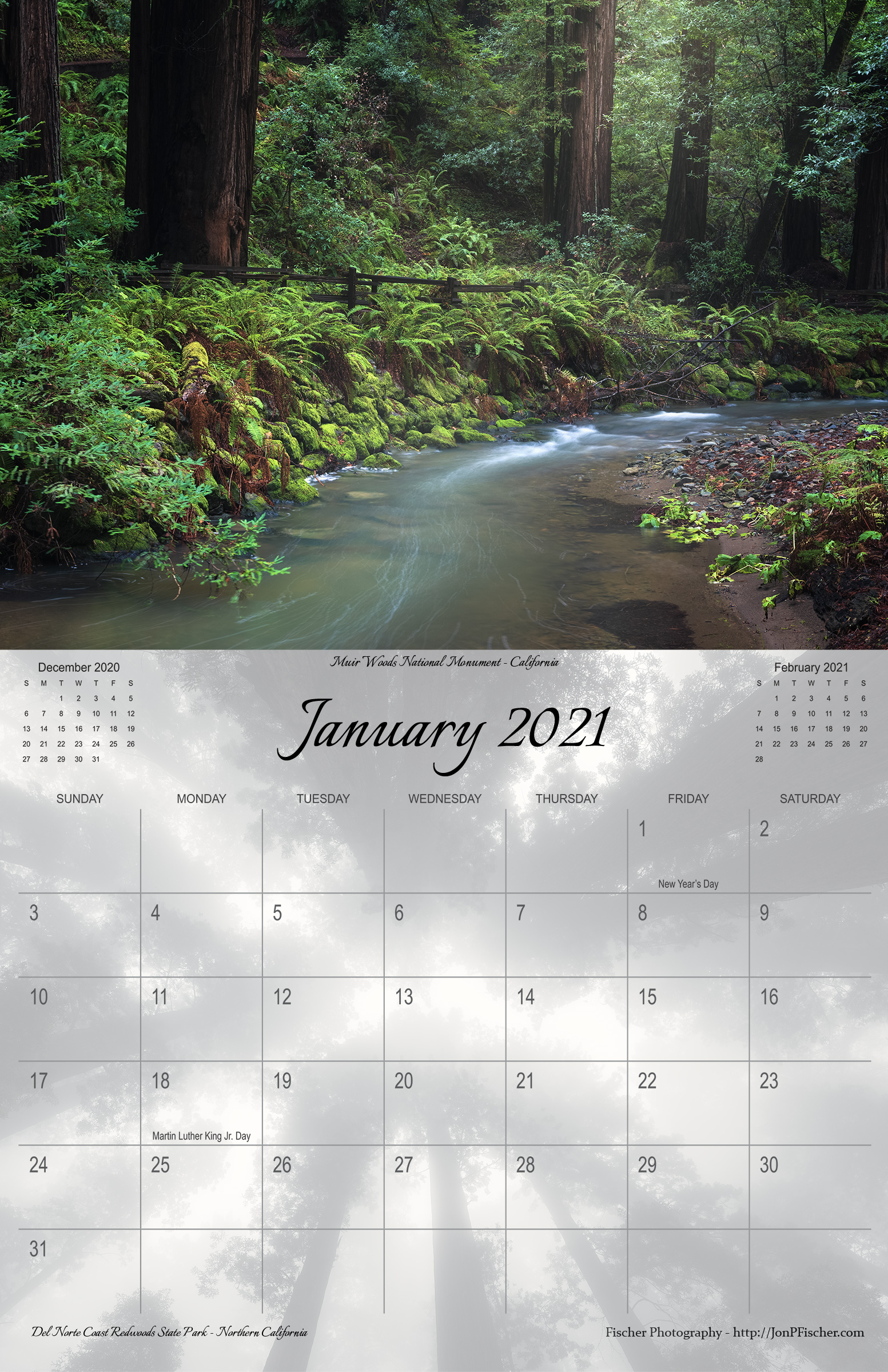 2021 Calendars – Online Ordering now Available | Fischer Photography